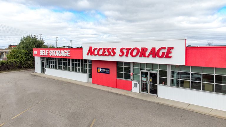 Rexdale Self Storage Units at 270 Rexdale Blvd, Etobicoke, ON.